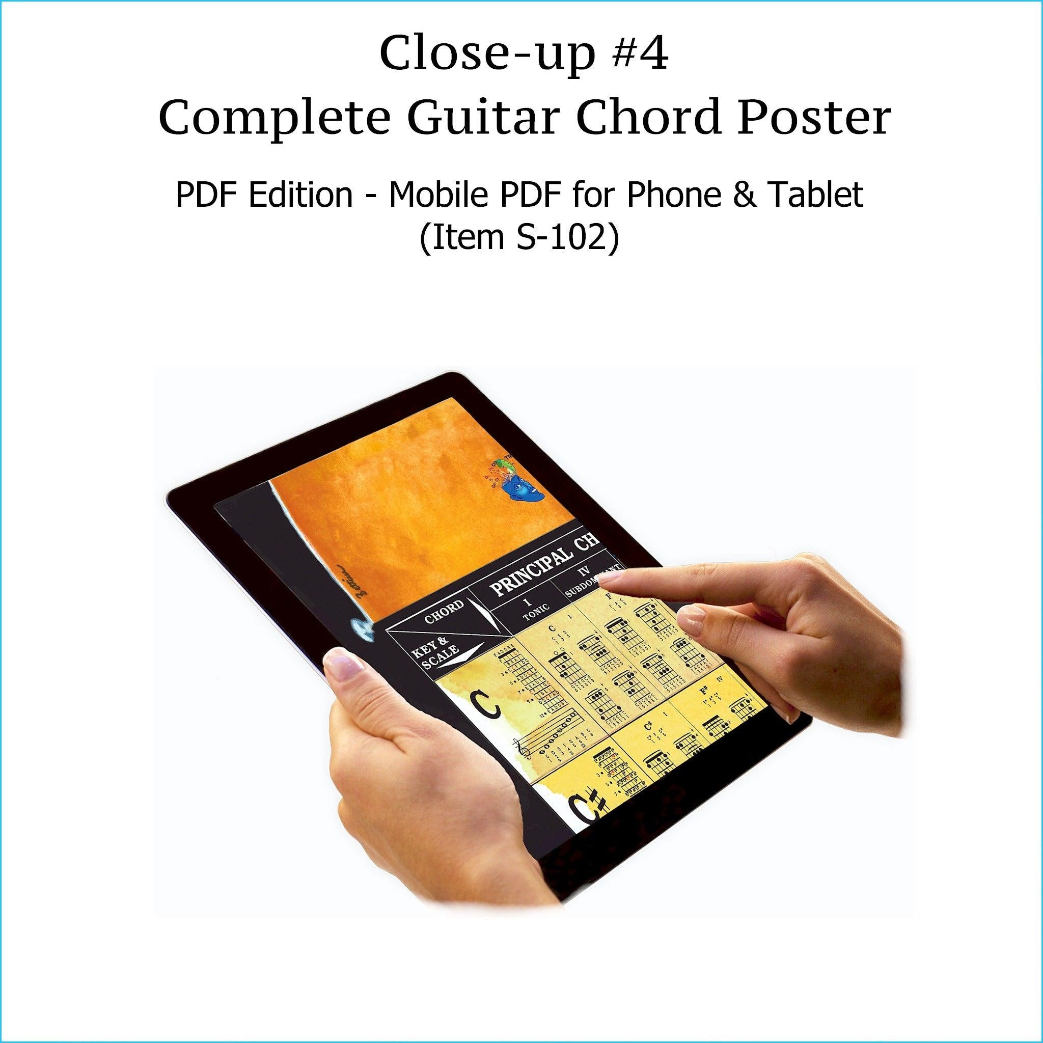 Complete Guitar Chords Chart - LAMINATED Wall Chart of All Chords ...